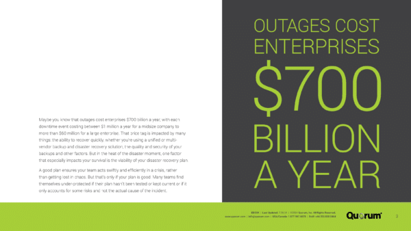 The Disaster Recovery Playbook - Quorum